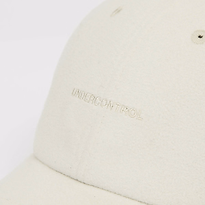 UNDERCONTROL Baseball Fleece Dad Hat Low Profile Embroidered Curved Visor Sports Adjustable Buckleback Trucker Cap Unisex (White)