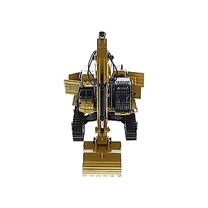 Caterpillar 395 Next Generation Hydraulic Excavator (General Purpose Version) Yellow with Operator and Additional Tools High Line Series 1/50 Diecast Model by Diecast Masters 85709