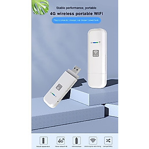 4G LTE USB Wireless Router with SIM Card Slot, High Speed Portable Mini WiFi Hotspot Devices