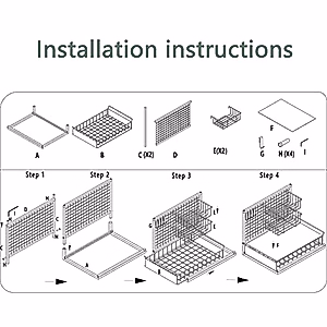 Under Sink Organizer,3-Tier Metal Pull Out Kitchen Cabinet Organizer Freely Adjustable，No Drilling Rustpro of Stainless Steel,Sturdy Multi-Functional for Kitchen Bathroom Organization (White)