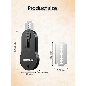 Bread Lame, Magnetic & Reusable Bread Lame Dough Scoring Tool, Bread Lame Blades Tool, Anti-Slip Handle with Long Retractable Razor, Sourdough Scoring tool for Bread Making, Bread Scoring Tool