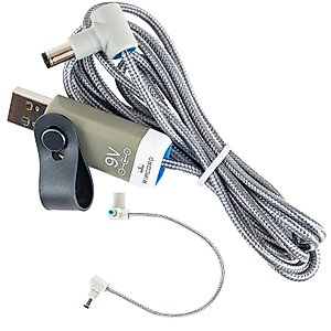 myVolts Ripcord USB to 9V DC Power Cable Compatible with Fulltone Soul Bender MK 2 Effects Pedal