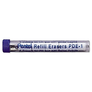 4 X Pentel Quicker Clicker Automatic Pencil pack of 5 eraser refills