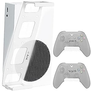 VIVO Steel Wall and Under Desk Mount Bracket Designed for Xbox Series S Gaming Console, Horizontal and Vertical Display, Open Design, White, Mount-XSSU1 [Xbox_Series_x]…