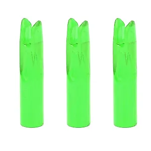 Archery Arrows Nocks for 6mm Shaftment Hunting Target Shooting 50Pcs Red Blue Green (Green)