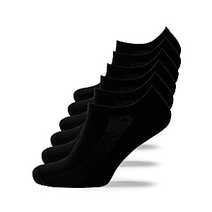 SONNORS Ankle Socks for Women Low Cut Short Cotton Socks Non-Slip Breathable Comfortable Socks for Womens and Mens - 6 Pairs