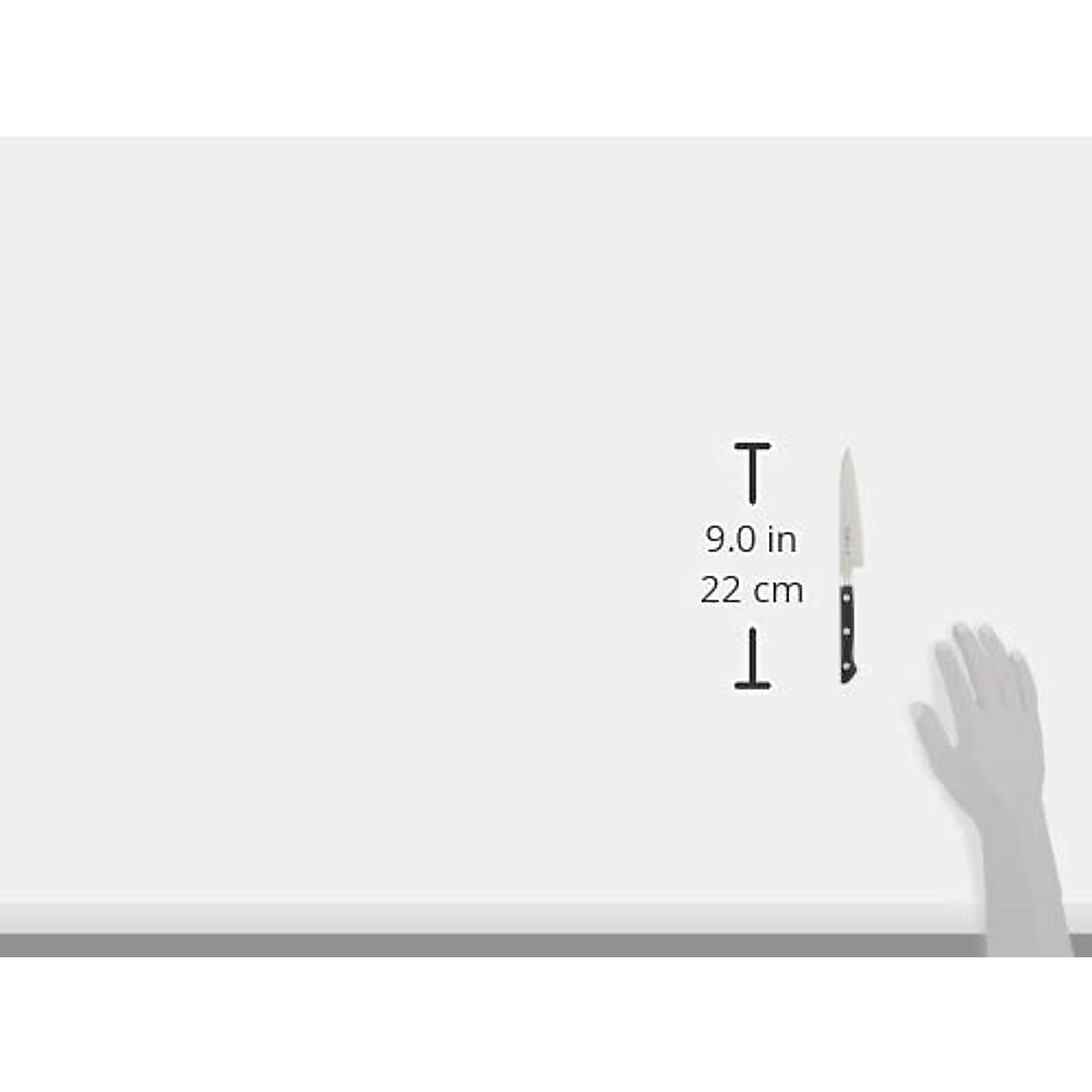 FU-801 Petty Knife, 4.7 inches (120 mm), Made in Japan, Cobalt Alloy Steel, Double Edged, Perfect for Peeling and Cutting Fruits and Vegetables, All-Purpose Knife for Cooking Meats and Fish, Made by