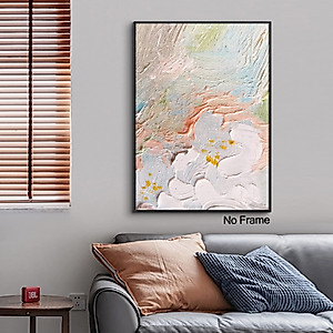 Spreefdian Abstract Painting Wall Art 16x24inch, Frameless Canvas Print for Living Room, Premium Quality, Home Decor Idea, Durable, Fade-Resistant, Office, Bedroom, Kitchen