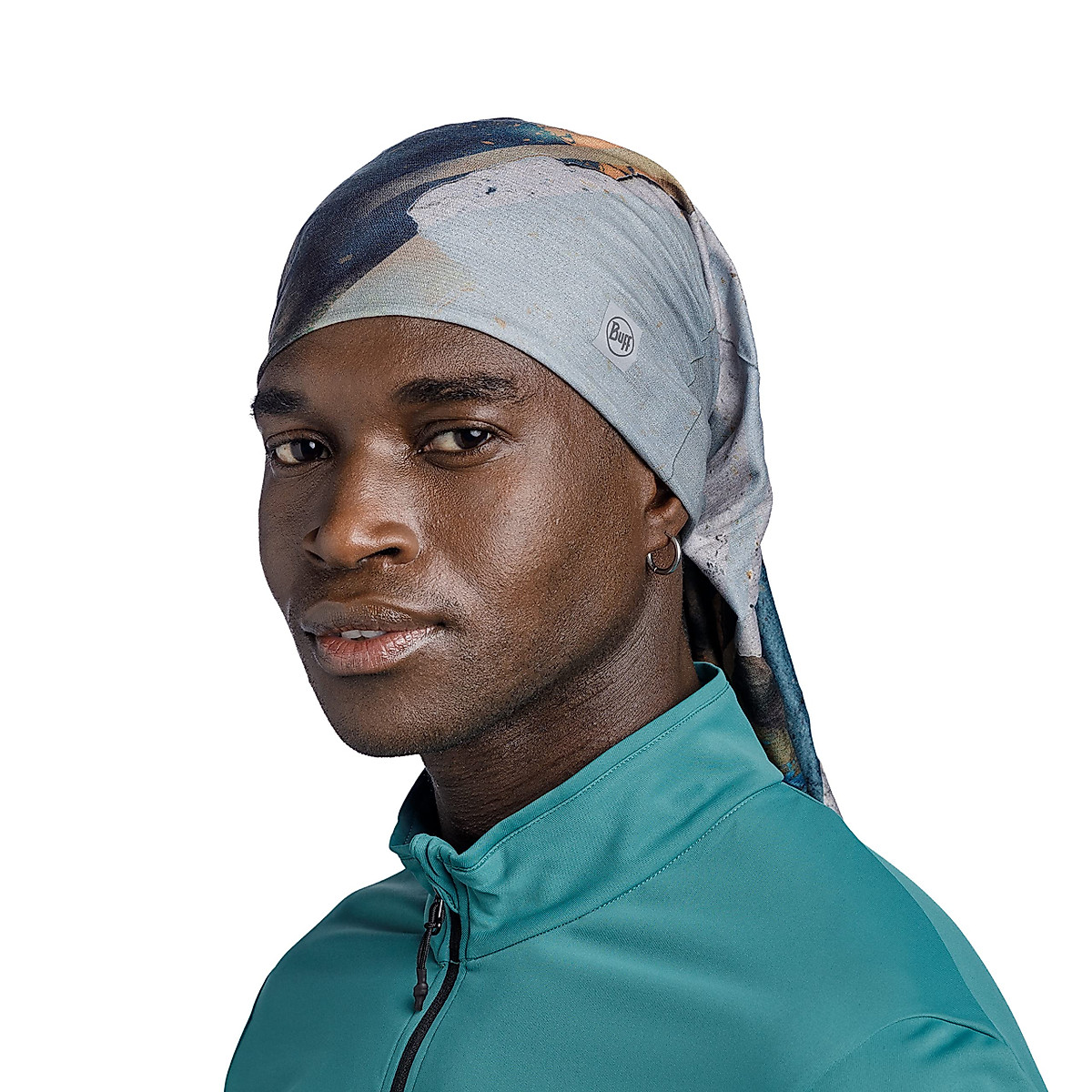 BUFF CoolNet UV Bike Neck Gaiter, Reflcetive, UPF 50 Sun Protection, Breathable, Cooling Bandana, Quick Dry Face Mask, Zomi Multi, Adult Size