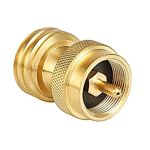 Propane Refill Adapter,1lb to 20lb Propane Tank Adapter for Disposable Throwaway Cylinder, Converter Universal 1 Pound / 16.4oz Disposable Small Bottle for Gas Grill and Propane Tree