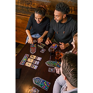 Sagrada Board Game | Family Game for Kids and Adults | Dice Drafting and Placement Strategy Game | Ages 10+ | 1 to 4 Players | by Floodgate Games