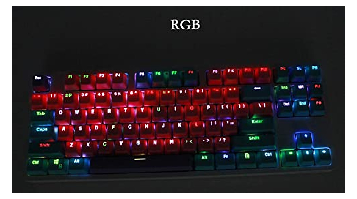 Backlit PBT Keycap Set for 60% & TKL Keyboards