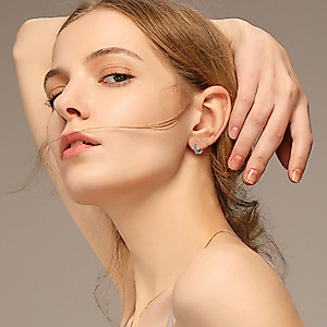 Octopus Tentacle Earrings Sterling Silver Hoop Earrings for Women Punk Goth Jewelry Birthday Gifts