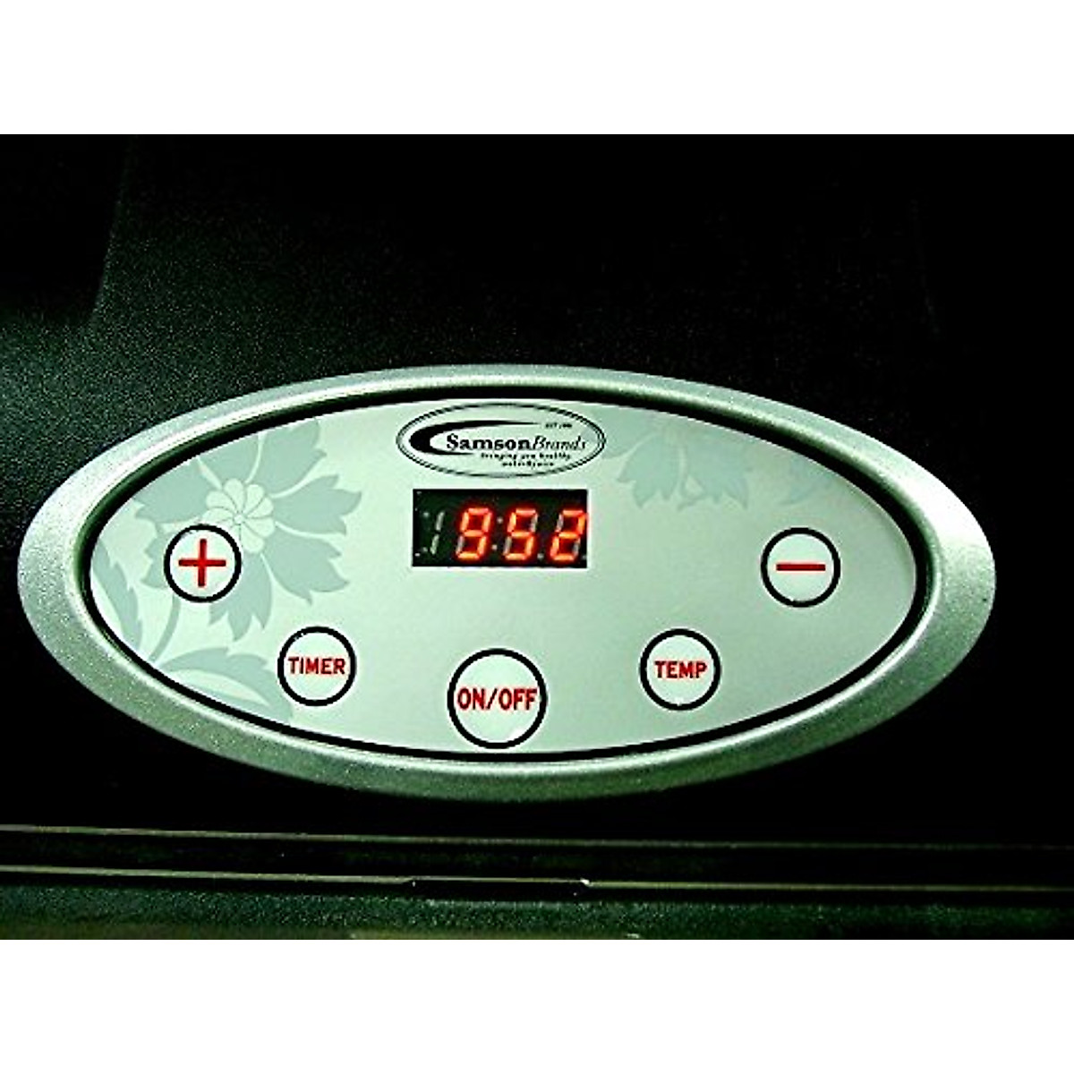 Samson "Silent" 9 Stainless Steel Tray Dehydrator with Digital Timer and Temperature Control for Fruit, Vegetables, Beef Jerky, Herbs, Dog Treats, Fruit Leathers and More