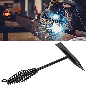 2pcs Welders Chipping Hammer Electric Industrial Chipping Hammer 250mm Spring Handle Weld Slag Spatter Removal Tool Welding Hammers