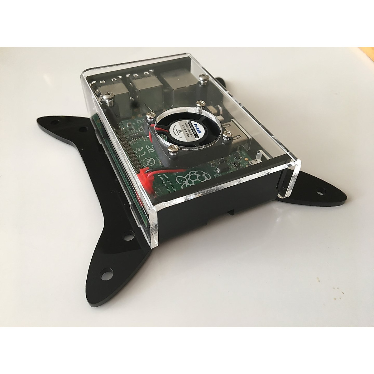 VESA Mount Case for Raspberry Pi 3, 2 & B+ with Fan
