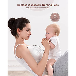 Grownsy Manual Breast Pump, Silicone Milk Collector Shells for Breastmilk, Wearable Breast Milk Catcher for Breastfeeding, Kick-Proof with Sealed Flange, Breastfeeding Essentials for Nursing Newborns