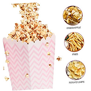Popcorn Bags 36pcs Popcorn Boxes Fringe Set Wedding Supplies Wedding Cookies Carnivals Cookies Chips Boxes Fried Food Ornament Container for Movie Night Movie Night Gift Basket