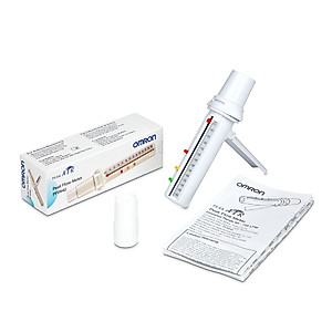 OMRON PeakAir Peak Flow Meter, Measures Changes in Your Lung Air Flow to Assist in the Detection of Asthma Attacks (for Children and Adults)