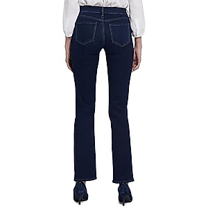 NYDJ Women's Marilyn Straight Denim Jeans, Burbank Wash, 2