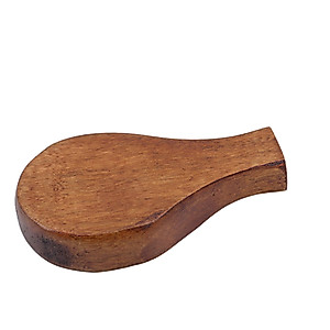 Mvude Kitchen Spoon Rest Spoon Holder Cute Spoon Rest for Coffee Stir Spoon Rest, Brown, As description