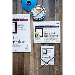 Strathmore 140-205 Ready Cut Watercolor, Cold Press, 5" x 7", White, 25 Sheets,Multicolor