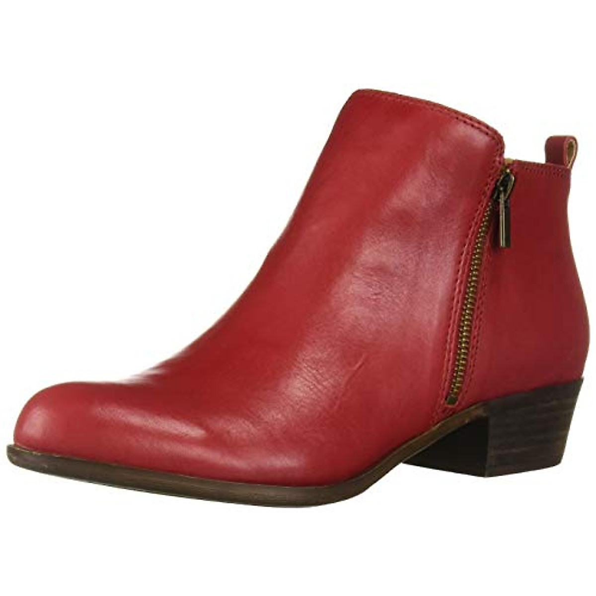 Lucky Brand Women's Basel Ankle Bootie, Garnet, 10