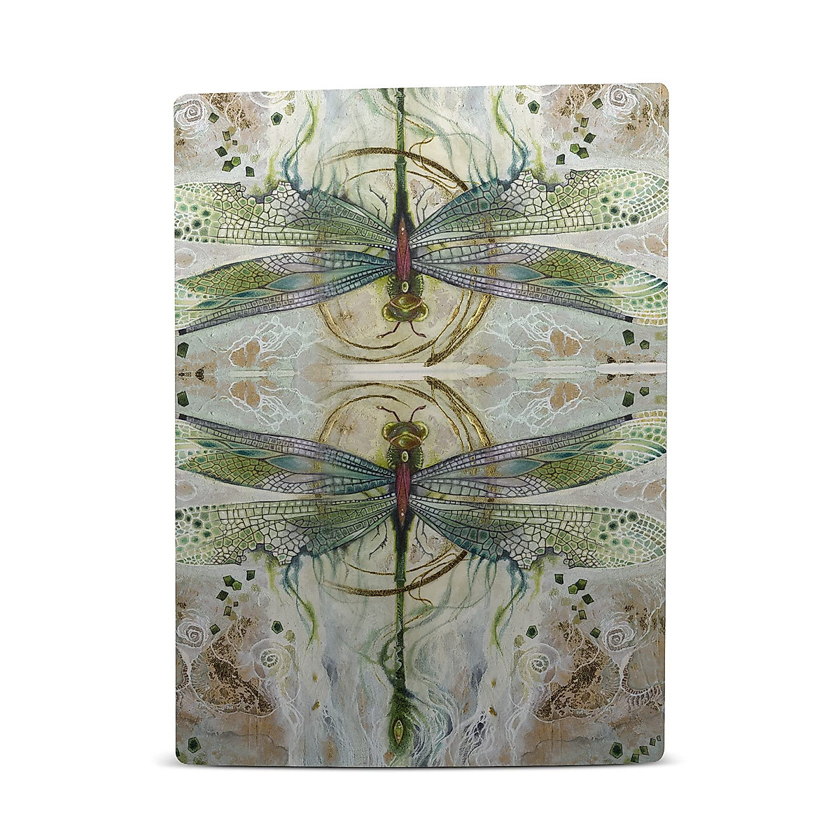 Head Case Designs Officially Licensed Stephanie Law Damselfly 2 Art Mix Matte Vinyl Faceplate Sticker Gaming Skin Case Cover Compatible with Sony Playstation 5 PS5 Disc Console & DualSense Controller