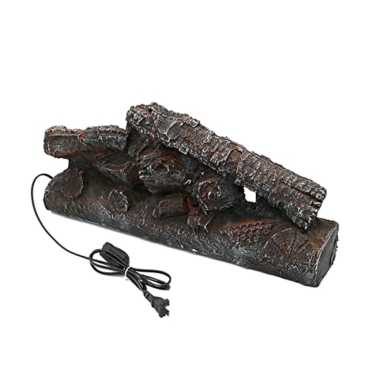 MOBUKJUU 110V-220V Electric Simulation Charcoal Fake Firewood Charcoal Fire Decoration Charcoal Flame Lamp Fireplace Firewood Props
