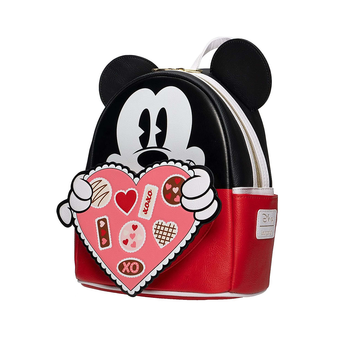 Loungefly Disney Mickey Mouse Chocolate Box Valentine Exclusive Mini-Backpack