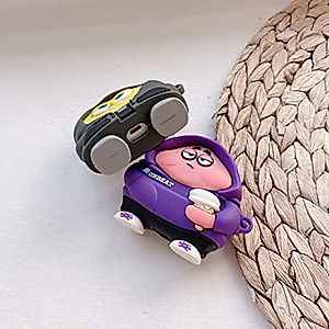 [2Pack] AirPods Pro Cartoon Character Case,Unique Design Funny Fun Kawaii 3D Cute Cartoon Funny Characters Advanced Soft Silicone AirPods Pro Case Cover Suitable for Men and Women