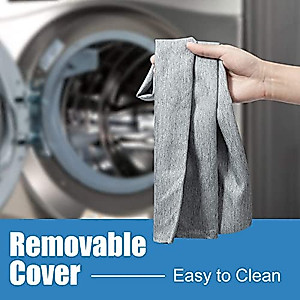 DreamQuil Twin Door Draft Stopper, Under Door Draft Blocker Door Sweep Weather Stripping Free Adhesive Adjustable Noise Stopper (White, 32-36 Inch)