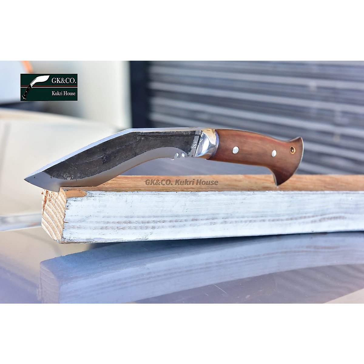 GK&CO. Kukri House Genuine Kukri/Khukuri- 5" Black (Rust Free) Blade Panawal Khukuri- Handmade Factory in Nepal.