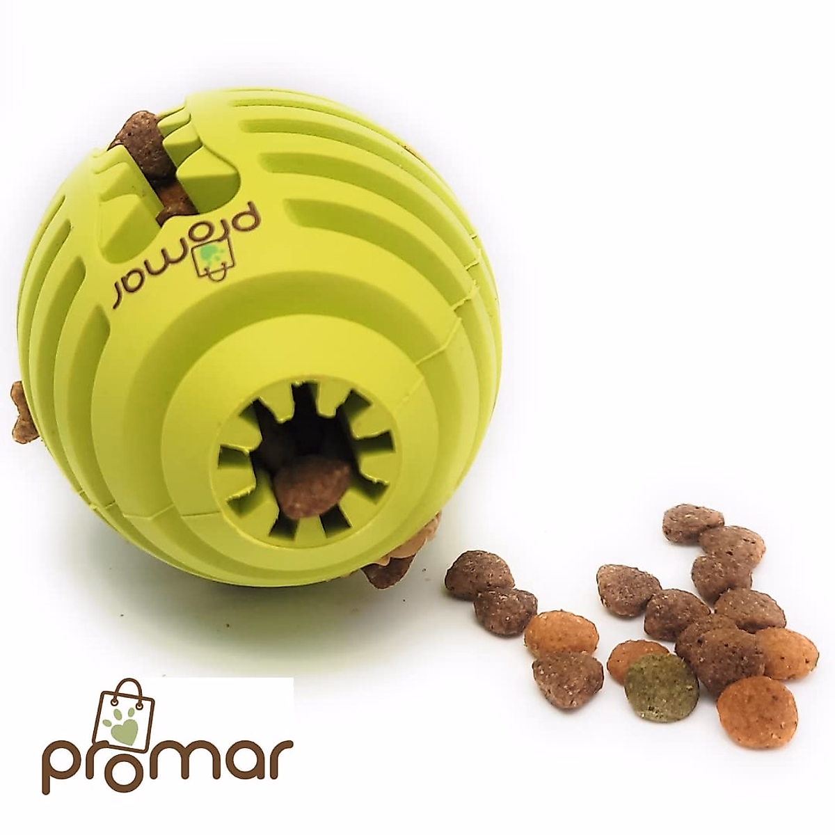 Promar Dog Chew Toys for Aggressive Chewer - Dog Ball Treat Dispenser Toys for Large Dogs and Medium Dogs Dog Puzzle Toys Dog Dental Toys Dog Slow Feeder Toy for Dog Interactive.