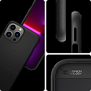 Spigen Mag Armor (MagFit) Compatible with MagSafe Designed for iPhone 13 Pro Case (2020) - Matte Black