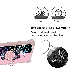 jioeuinly TCL 30 Le 30le Jet Case Compatible with TCL 30 Z 30z T602dl Phone Case Cover [with Tempered Glass Screen Protector][Hard PC + Soft Silicone][Colorful Reflect Light] IMDF-JXX