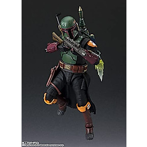 S.H. Figuarts Boba Fett (Star Wars: The Book of Boba Fett) Approx. 6.1 inches (155 mm), AVS, PVC & Fabric, Pre-Painted Action Figure