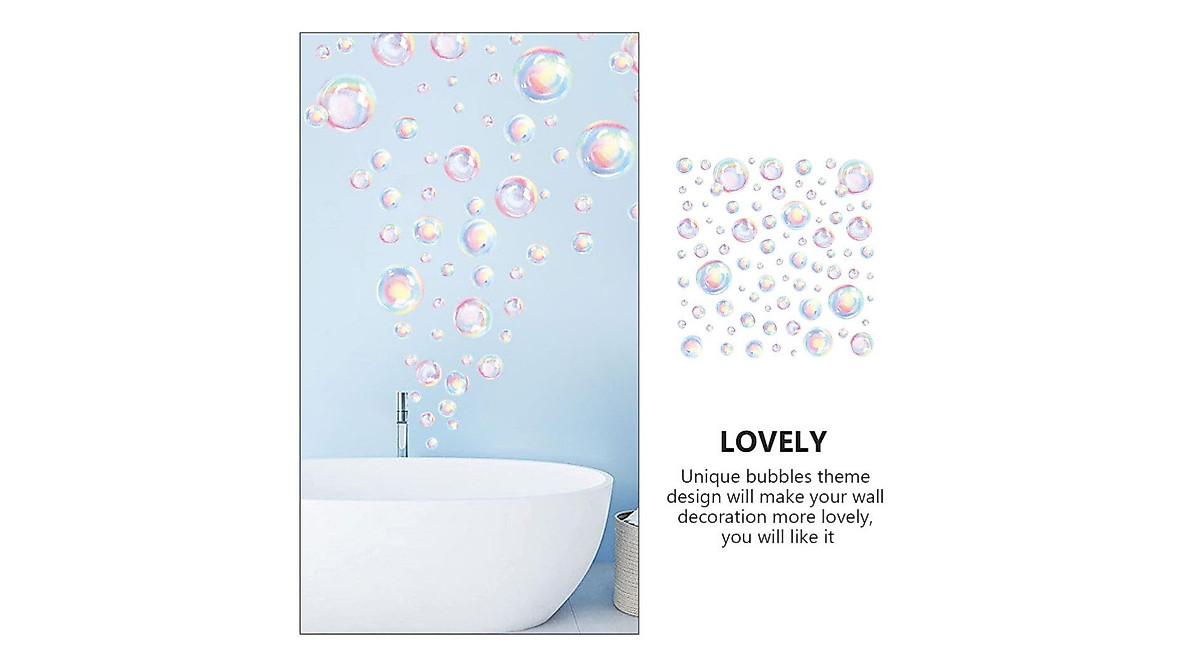 Uonlytech Under The Sea Bubble Wall Decals for Parties