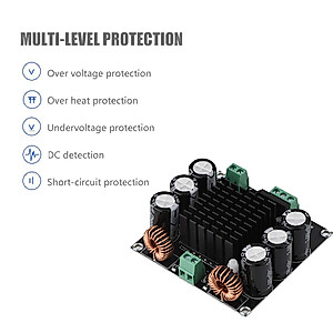 TDA8954 Digital Audio Amplifier Board, Single Channel Digital Audio Power Amplifier Board, 420W AC 12-28V Single Channel Digital Power Audio Stereo Amp Board for DIY Speakers