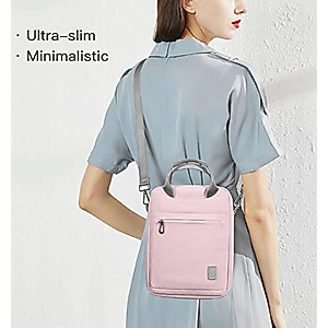 Dadanism 9-11" Tablet Sleeve Carrying Bag with Shoulder Strap for iPad 10th Gen 10.9, iPad 9/8/7th Gen 10.2, iPad Air 11", iPad Pro 11 M4 M2 2024, iPad Air5/4 10.9, Galaxy Tab A9+ Plus 11"/S9 FE, Pink