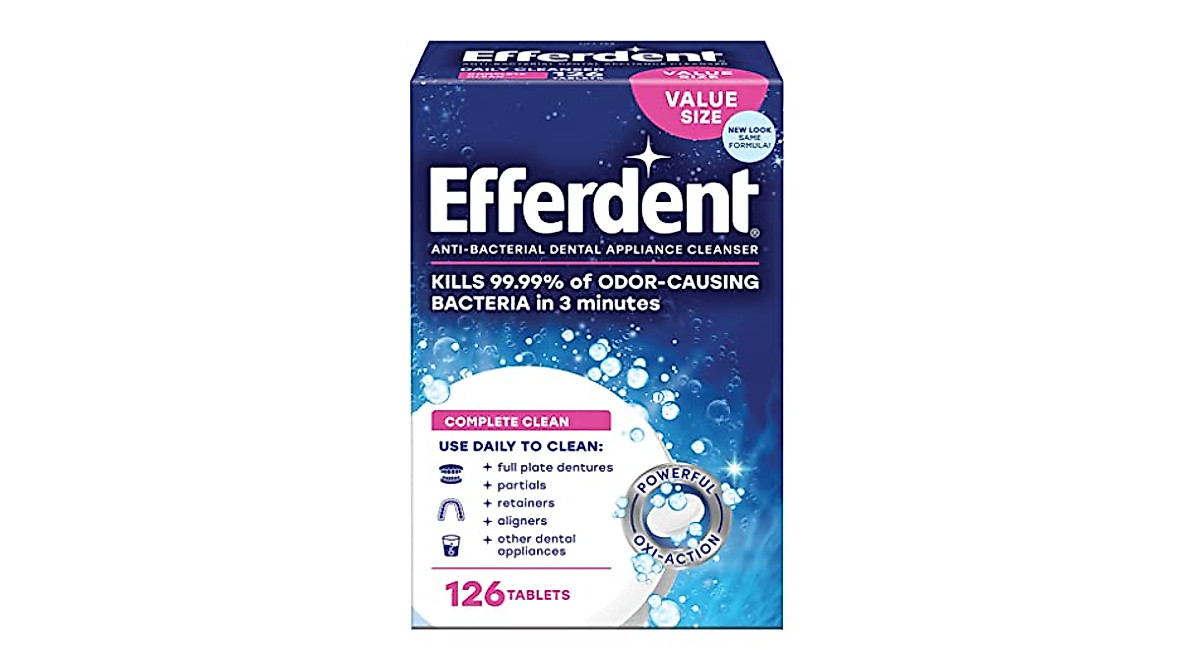 Efferdent Retainer Cleaning Tablets - Complete Clean