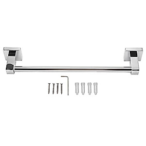 MISNODE Towel Bar Simple Modern Stainless Steel Retractable Towel Rack Kitchen Bathroom Hardware Wall Mounted Towel Rail Hanger for Bathroom Kitchen