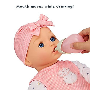 Baby Born My Real Baby Doll Annabell - Blue Eyes: Realistic Soft-Bodied Baby Doll Ages 3 & Up, Sound Effects, Drinks & Wets, Mouth Moves, Cries Real Tears, Eyes Open & Close, Pacifier