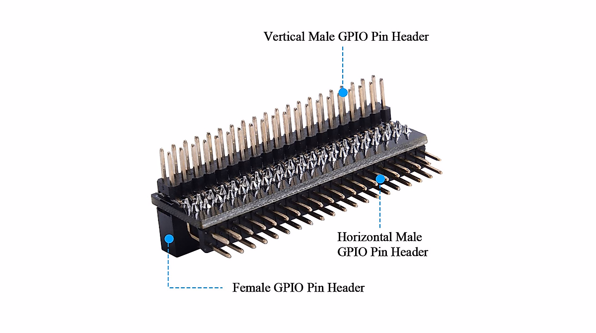 GeeekPi Micro Connectors 40-pin GPIO 1 to 2 Expansion Board for ...