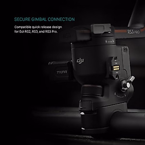 Tilta Basic Ring Grip Plus Compatible with DJI Ronin RS3 Pro/ RS4/ RS4 Pro | Improved Stability | Aluminum Alloy | Wireless Control | Continuous Power | TGA-PRG2 (Basic Ring Grip Plus -Control Kit)