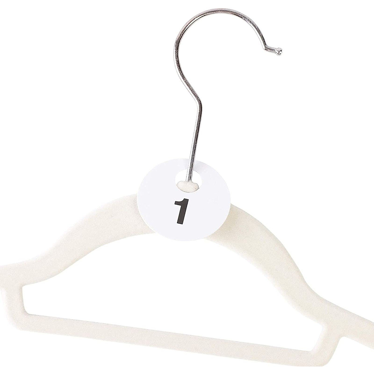 Juvale 2 Sets of Round Numbered Tags 1-300, Double-Sided Plastic Coat Check Tickets (1.7 in, 600 Pieces Total)