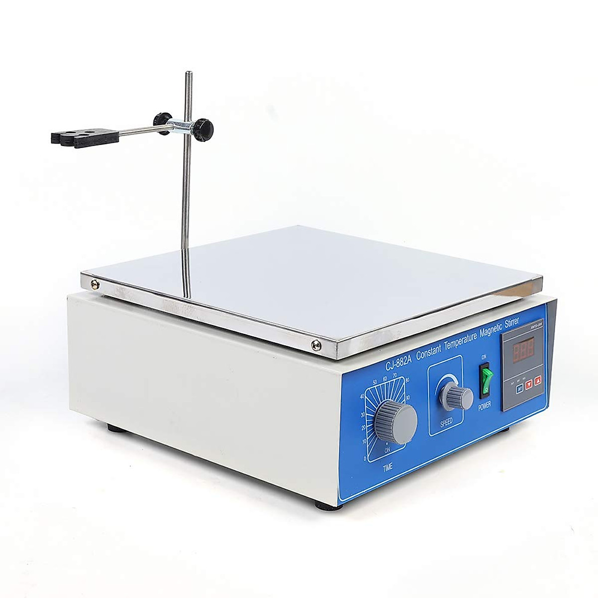 CJ-882A Magnetic Stirrer, 10000ML Digital Lab Mixer Magnetic Stirrer Hot Plate Heating Power 300W for Lab Liquid Mixing Heating