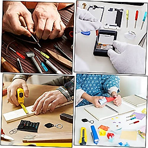 24 Pcs Bulk Mini Screwdriver Keychain LED Lights Keychain Set Flashlight Keychain Mini Screwdrivers Keychain Tool in a Portable Pouch Repair Kit for Tool Birthday Party Gifts Favor (Black)