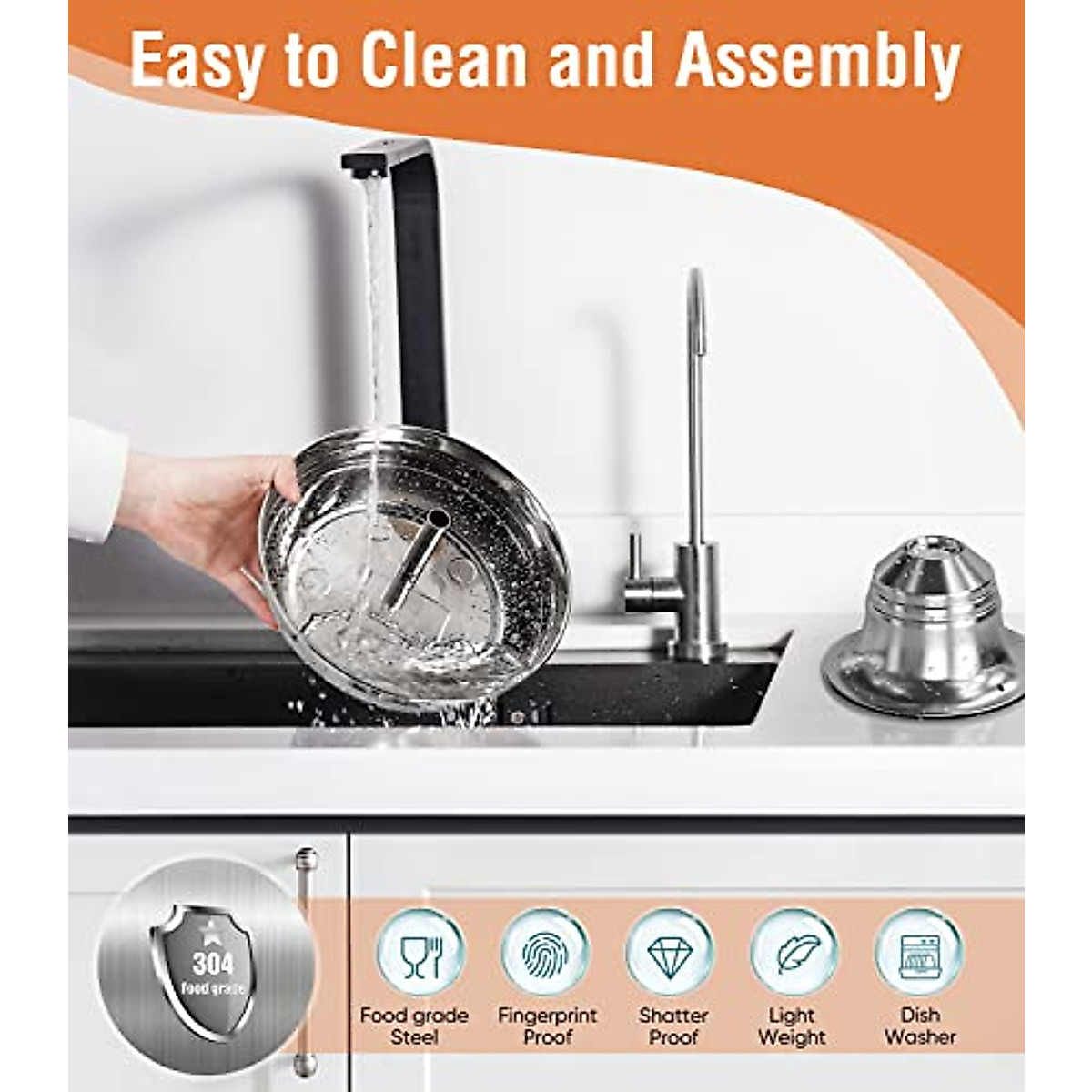 oneisall Cat Water Fountain,3.6L /123OZ Automatic Stainless Steel Pet Water Fountain for Dog Cat,Dog Water Bowl Dispenser with Ultra-Quiet Pump for Multiple Pets