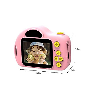 Portable Mini Camera Children's Cartoon Digital Camera Puzzle Can Make Video Games Sports Cameras Photography Toys and Gifts